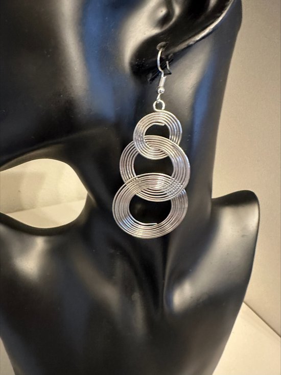 Cirkel design oorbellen | Moederdag | Verjaardagscadeau| Cadeautje ...