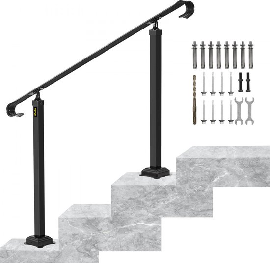 Balustrade Trap Trapleuning Smeedijzeren Leuning 1 tot 2 Treden ...