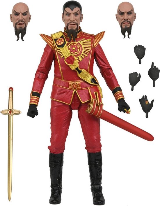 NECA Flash Gordon (1980) Action Figure Ultimate Ming (Red Military ...