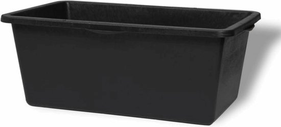Watervat Rechthoekig 160 Liter Zwart - Water tank - Opvangbak - Compact ...