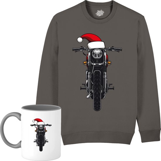 Kerstmuts Motor - Foute kersttrui kerstcadeau - Dames / Heren / Unisex ...