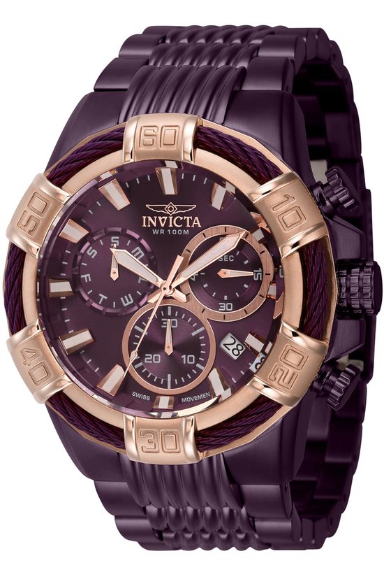 Invicta Bolt 40910 Quartz Herenhorloge - 51mm | bol