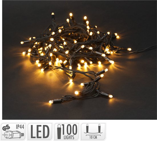 Koopman - Kerstverlichting - 100 Led - Warm wit - 9,9 Meter | bol