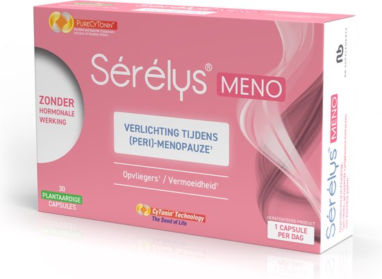 Sérélys - Meno - 30 capsules - 1 maand - Overgang tabletten ...