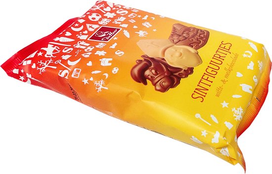 De Heer Chocolade Sint Figuren Melk en Wit- 16 x 150 gram | bol