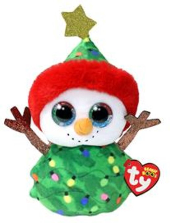 TY Beanie Boo's Christmas Snowman Tree 15 cm | bol