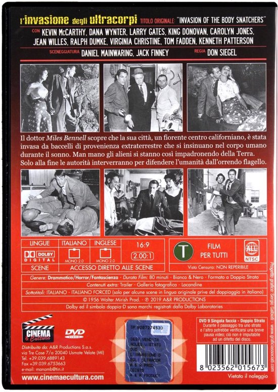 Invasion of the Body Snatchers (1956) [DVD] (Dvd), Kevin McCarthy, Dana Wynter, Larry... | bol