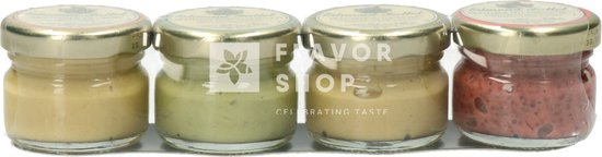 Mini Mosterd geschenkverpakking 4 x 25 g | bol