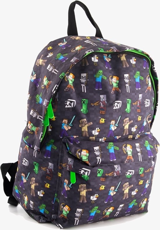Minecraft rugzak zwart 17 liter | bol.com