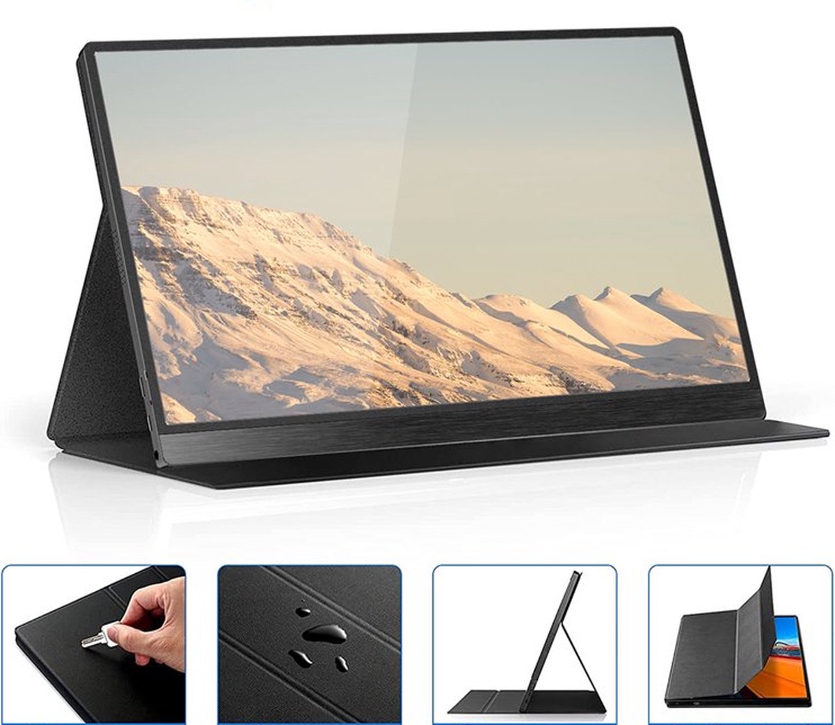 15.6 Inch Ultra-HD Draagbare Monitor - Ingebouwde Luidsprekers, 100% ...