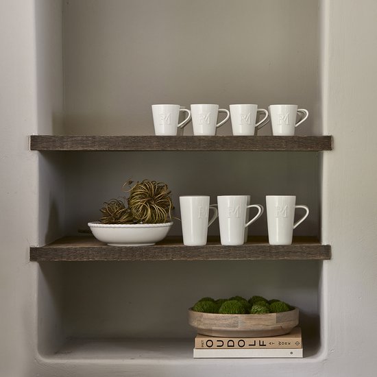 Riviera Maison Koffiemok, Mok met oor, RM logo - RM Monogram Coffee Mug ...