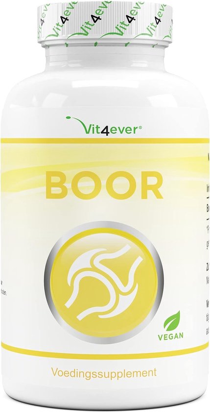 Boron - 3 mg zuiver boor per tablet - 365 tabletten in jaarvoorraad ...