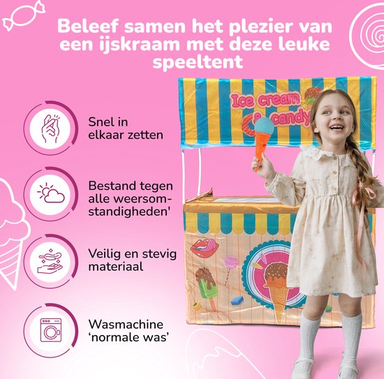 Ijskar – speeltent- ijscokar - ijskraam - Speeltent Meisjes - Speeltent ...