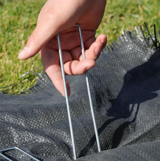 U-vormige nagels - set van 50st - 4*15cm-Premium Gegalvaniseerd Staal ...