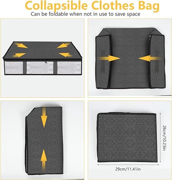 kledingopbergbox \ Opvouwbare Opbergbakken Kastorganizer | bol