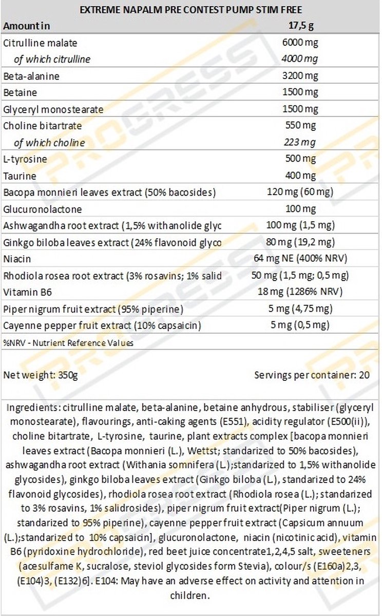 FA Xtreme Napalm - Pre-contest pumped STIM FREE - Pre workout - Muscle ...
