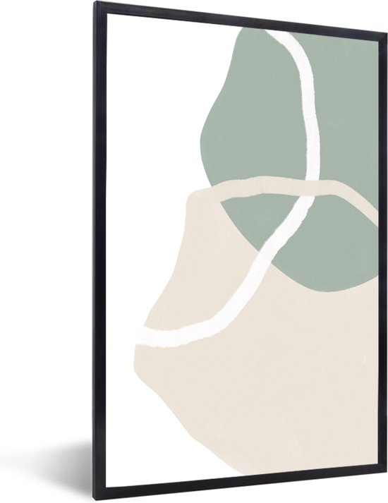 Fotolijst incl. Poster - Minimalisme - Pastel - Design - 80x120 cm ...