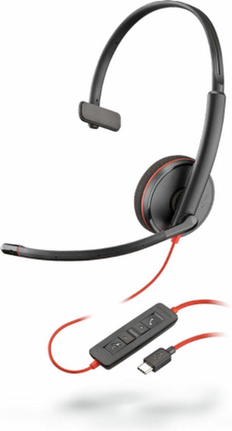 Headphones with Microphone Poly 209744-22 Black | bol