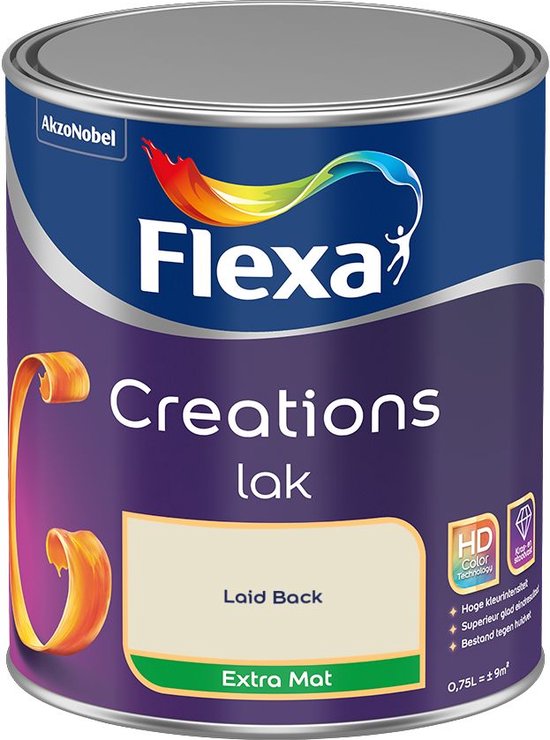 Flexa Creations - Lak Extra Mat - Laid Back - 750ML | bol