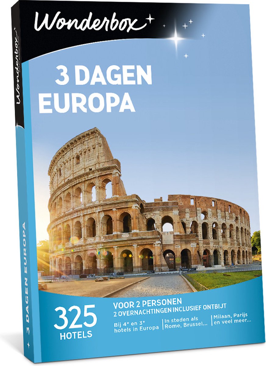 Wonderbox Cadeaubon - 3 Dagen Europa | bol.com