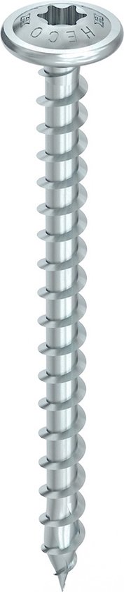 Heco Topix+ Tellerkopschroef 6x60Vd Torx30 - Verzinkt - 100 stuks | bol.com