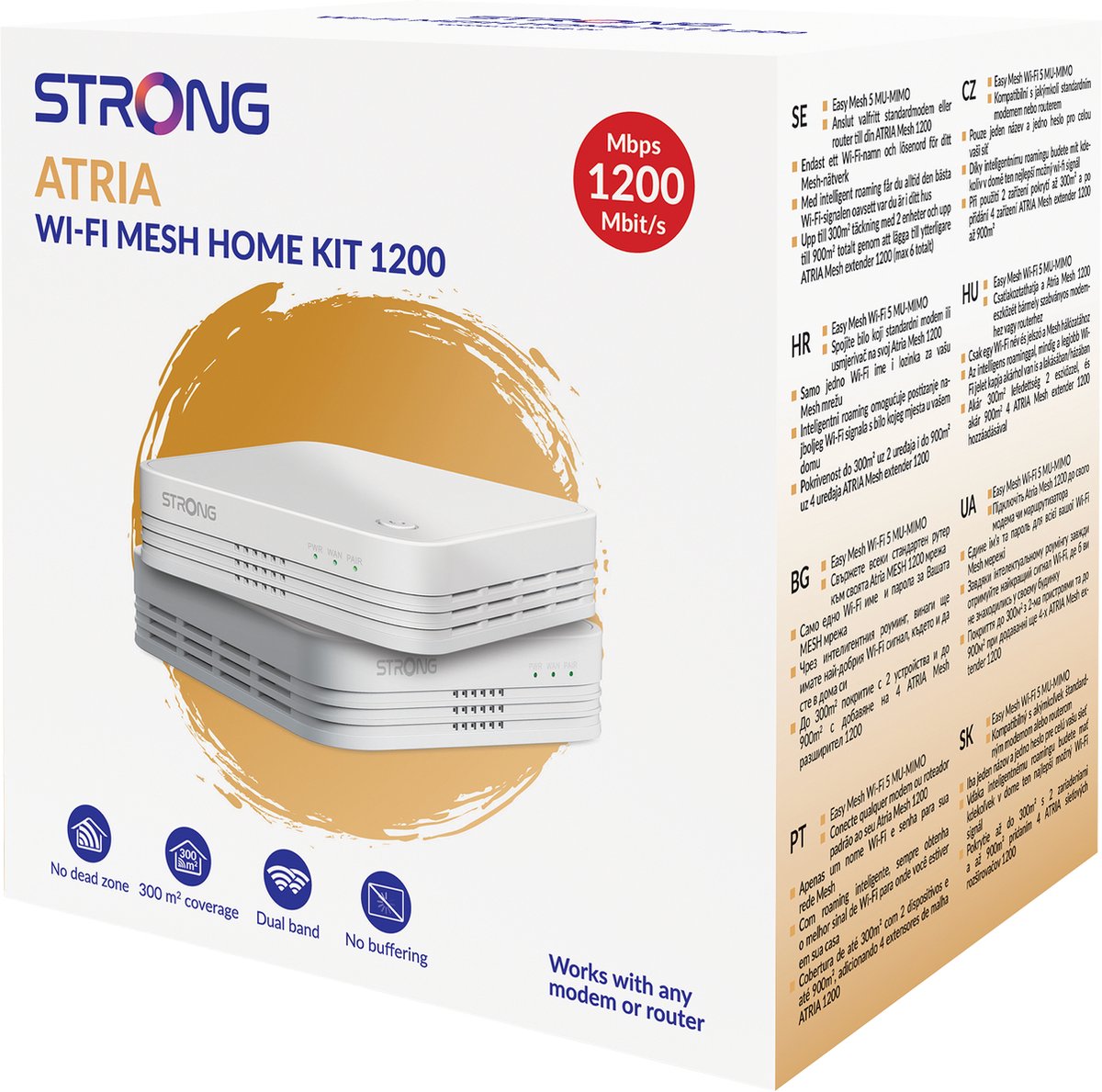 Strong Router - Wi-Fi Mesh - Home Kit - Duo - 1200 Mbit/s | bol