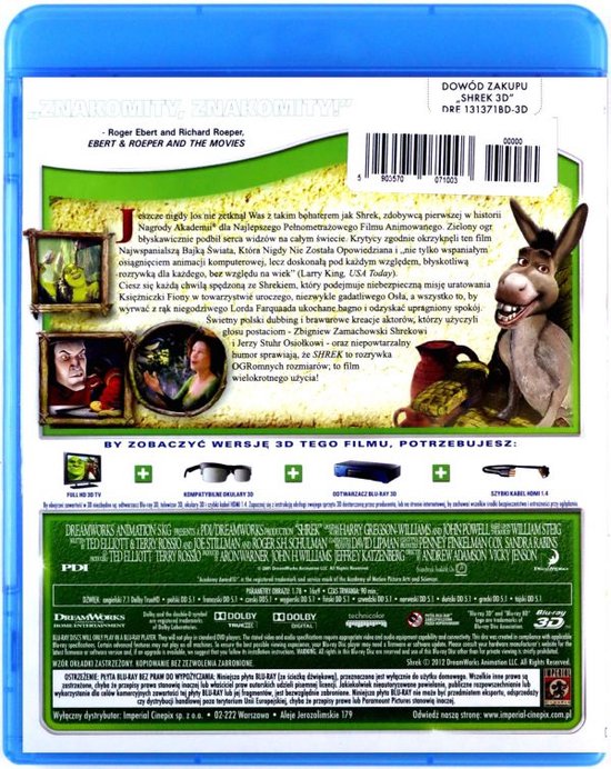 Shrek [Blu-Ray 3D], Mike Myers | Dvd's | bol