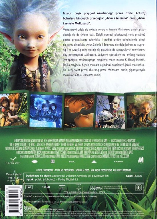 Arthur 3: De Strijd tussen De Twee Werelden [DVD] (Dvd), Robert Stanton ...