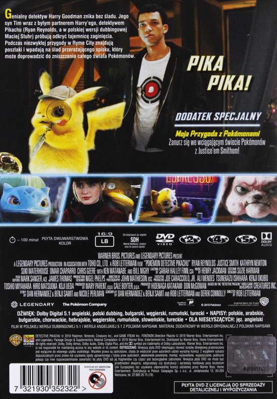 Pokémon: Detective Pikachu [DVD] (Dvd), Ken Watanabe | Dvd's | bol