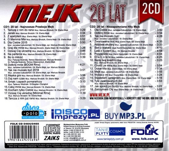 Mejk: 20 Lat [2CD], Mejk | Muziek | bol