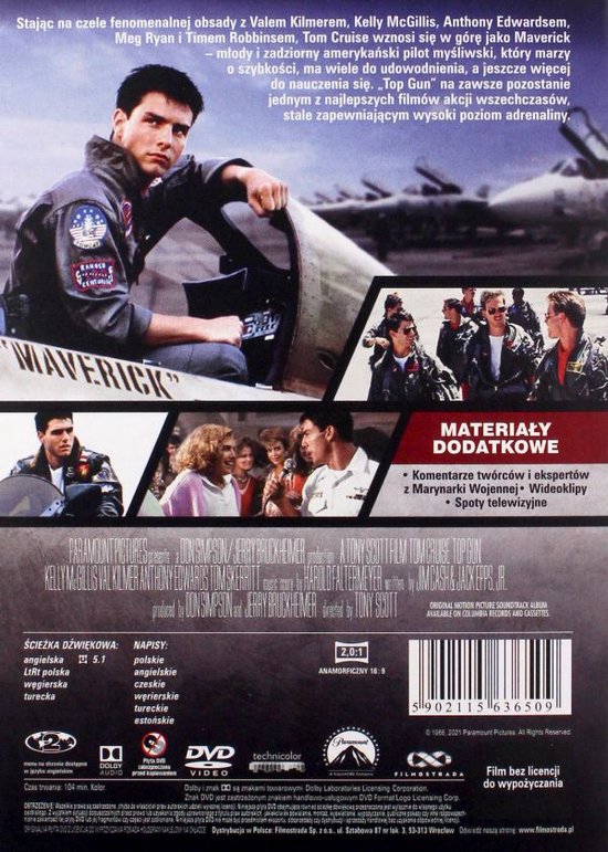Top Gun [DVD] (Dvd), Tim Robbins | Dvd's | bol