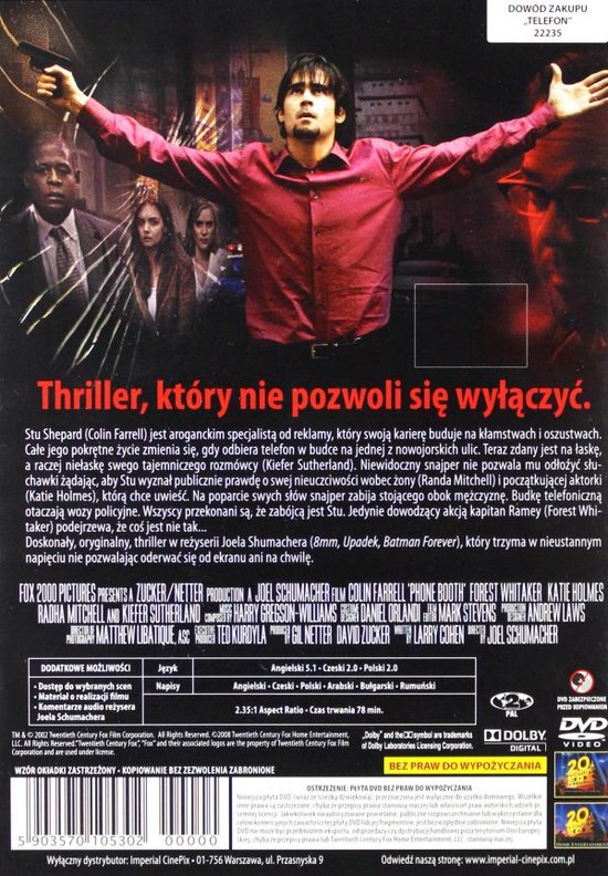 Phone Booth [DVD] (Dvd), Kiefer Sutherland | Dvd's | bol