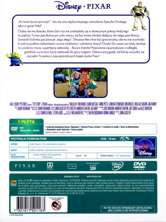 Toy Story [DVD] (Dvd), Tim Allen | Dvd's | bol