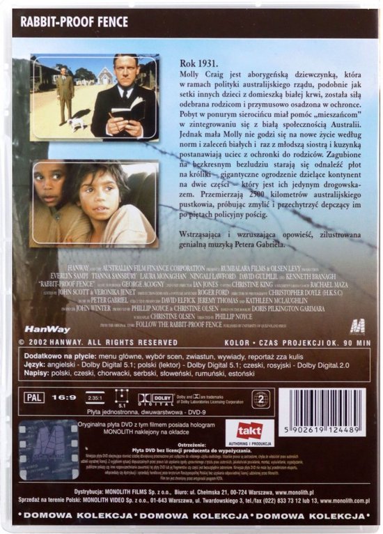 Rabbit-Proof Fence [DVD] (Dvd), Tianna Sansbury | Dvd's | bol