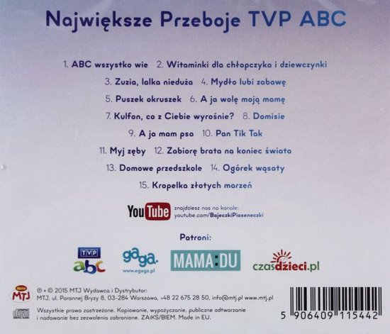 Największe przeboje TVP ABC [CD], Orkiestra Dni Naszych | Muziek | bol