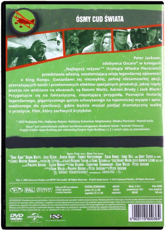 King Kong [DVD] (Dvd), Tania Rodger | Dvd's | bol