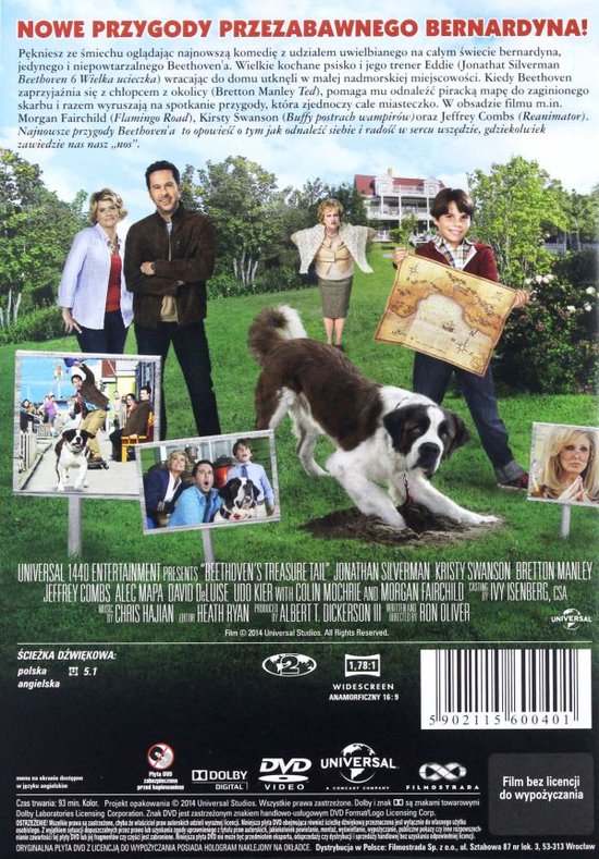 Beethoven's Treasure Tail (Dvd), Jonathan Silverman | Dvd's | bol
