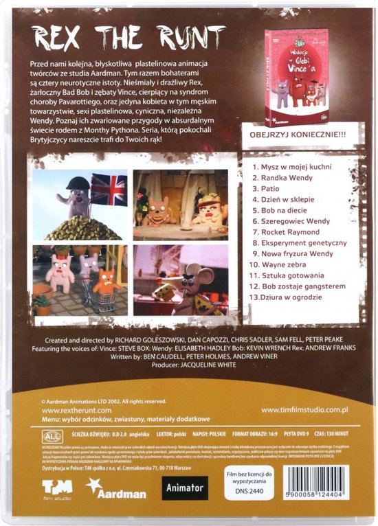Rex the Runt [DVD] (Dvd), Arthur Smith | Dvd's | bol