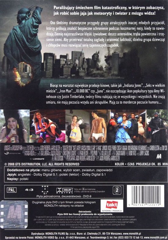 Disaster Movie [DVD] (Dvd), Matt Lanter | Dvd's | bol