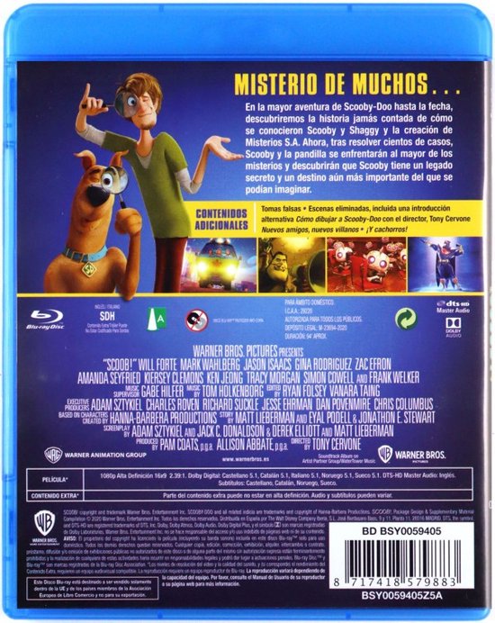 Scoob! [Blu-Ray] (Blu-ray), Mark Wahlberg | Dvd's | bol
