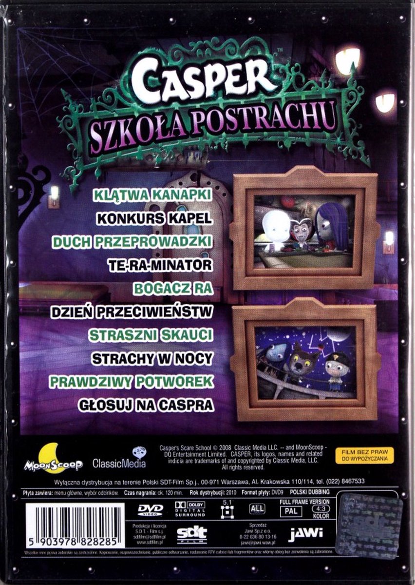 Casper: Szkoła Postrachu - Strachy w szpitalu [DVD] (Dvd), Marcin ...