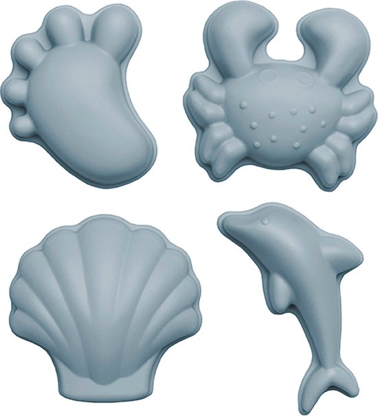 SCRUNCH Zandvormpjes Eendenei Blauw | bol