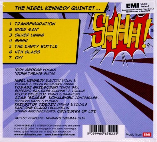Shhh!, Nigel Kennedy | CD (album) | Muziek | bol