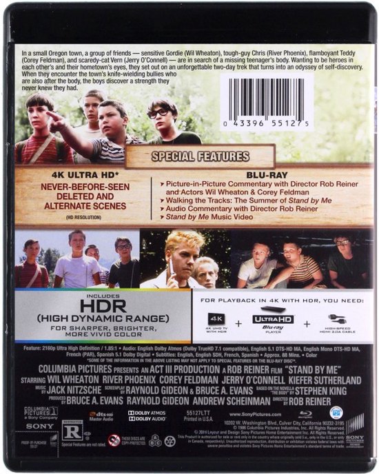 Stand by Me [Blu-Ray 4K]+[Blu-Ray], River Phoenix | Dvd's | bol