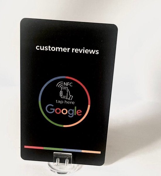 Google NFC Review card - NFC - Tap to phone recensie kaart - Boost je ...