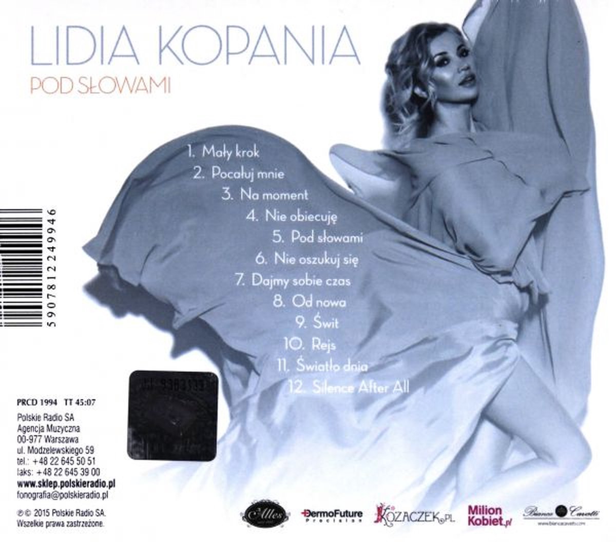 Lidia Kopania: Pod słowami [CD], Lidia Kopania | Muziek | bol