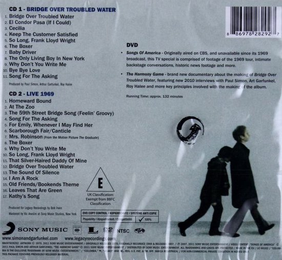 Bridge Over Troubled Water (40th Anniversary Edition, 2Cd+Dvd), Simon ...
