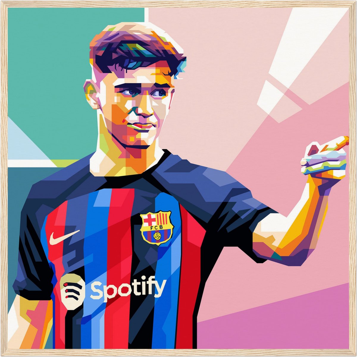 gavi poster | posters gavi | 50 x 50 cm | pop art streetart | WALWALLS ...