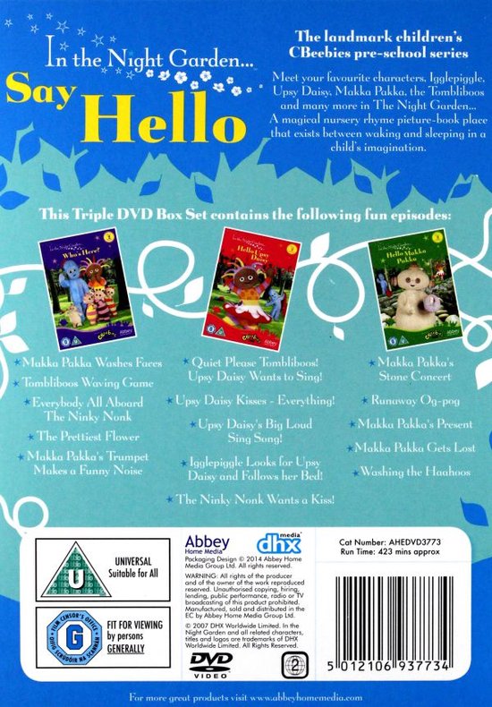 In the Night Garden... [3DVD] (Dvd), Holly Denoon | Dvd's | bol