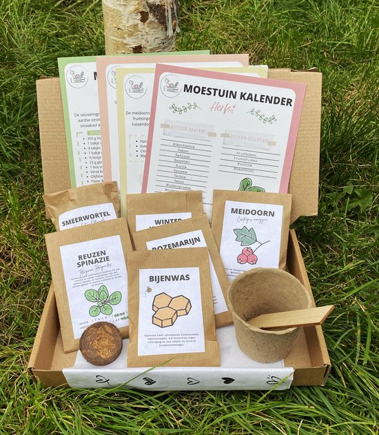 Natuur Box: doos vol zaden, recepten, kruiden, kalenders, activiteiten ...